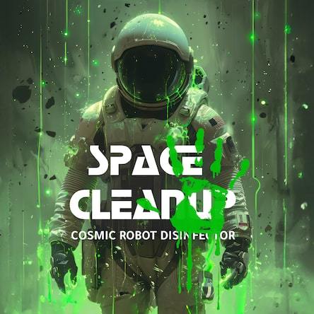Space CleanUp: Cosmic Robot Disinfector for Android/iOS