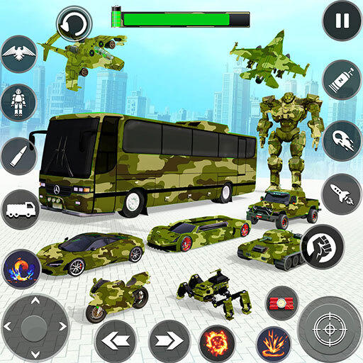 Army Robot Bus: Flying Car 3D 2 for Android/iOS - TapTap