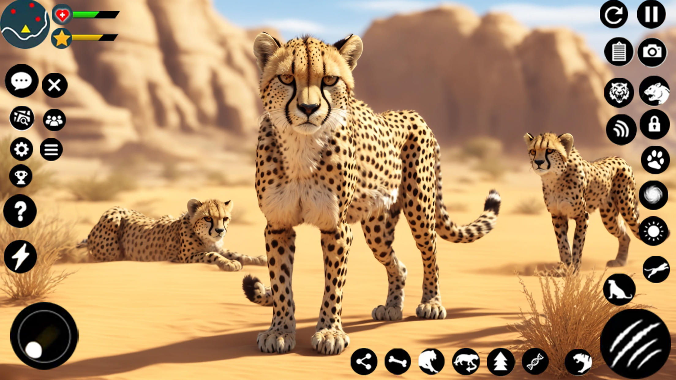 Wild Cheetah Family Simulator android iOS apk download for free-TapTap