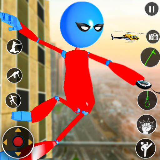 Rope Flying Stickman Rescue 3D for Android/iOS - TapTap