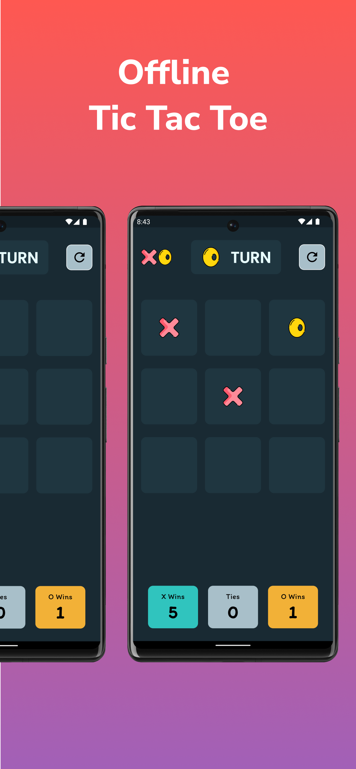 Tic Tac Toe - 2P Offline Game android iOS-TapTap