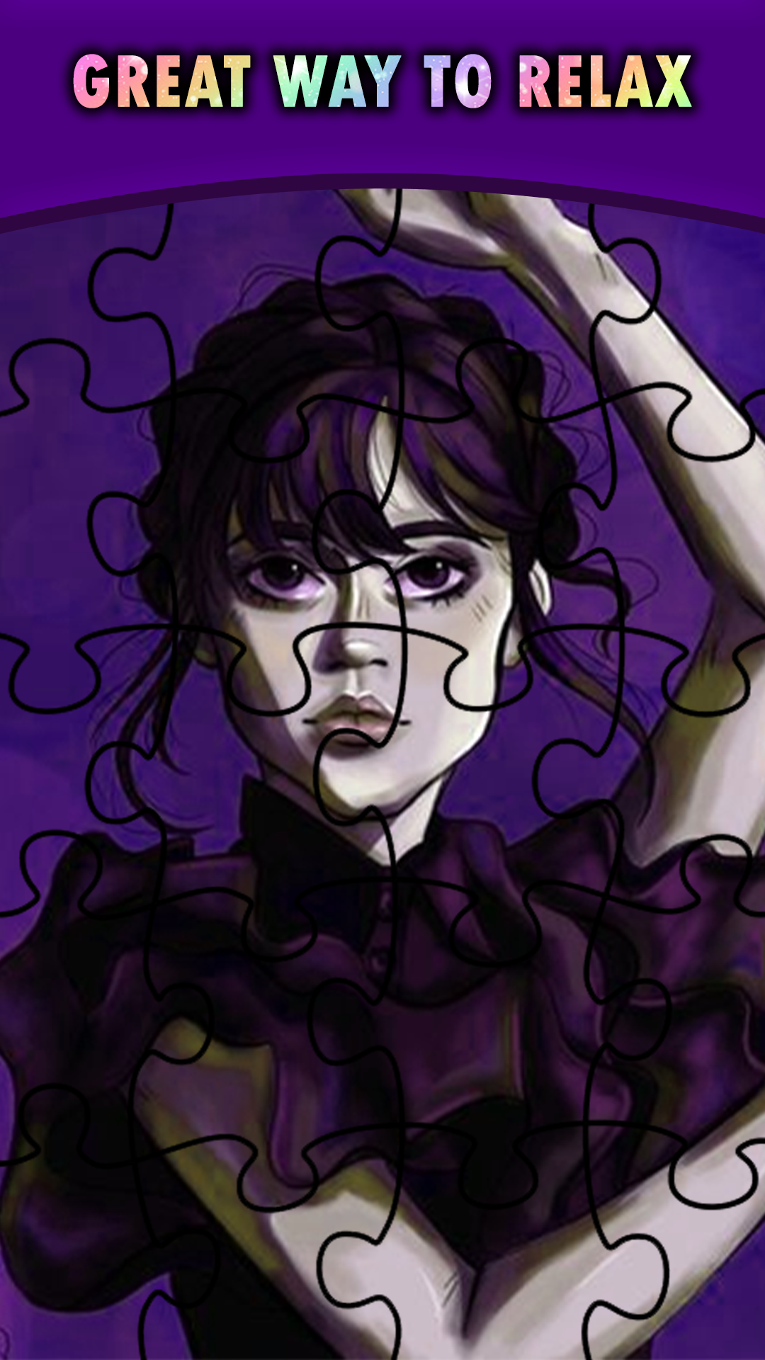 WEDNESDAY ADDAMS JIGSAW PUZZLE android iOS-TapTap