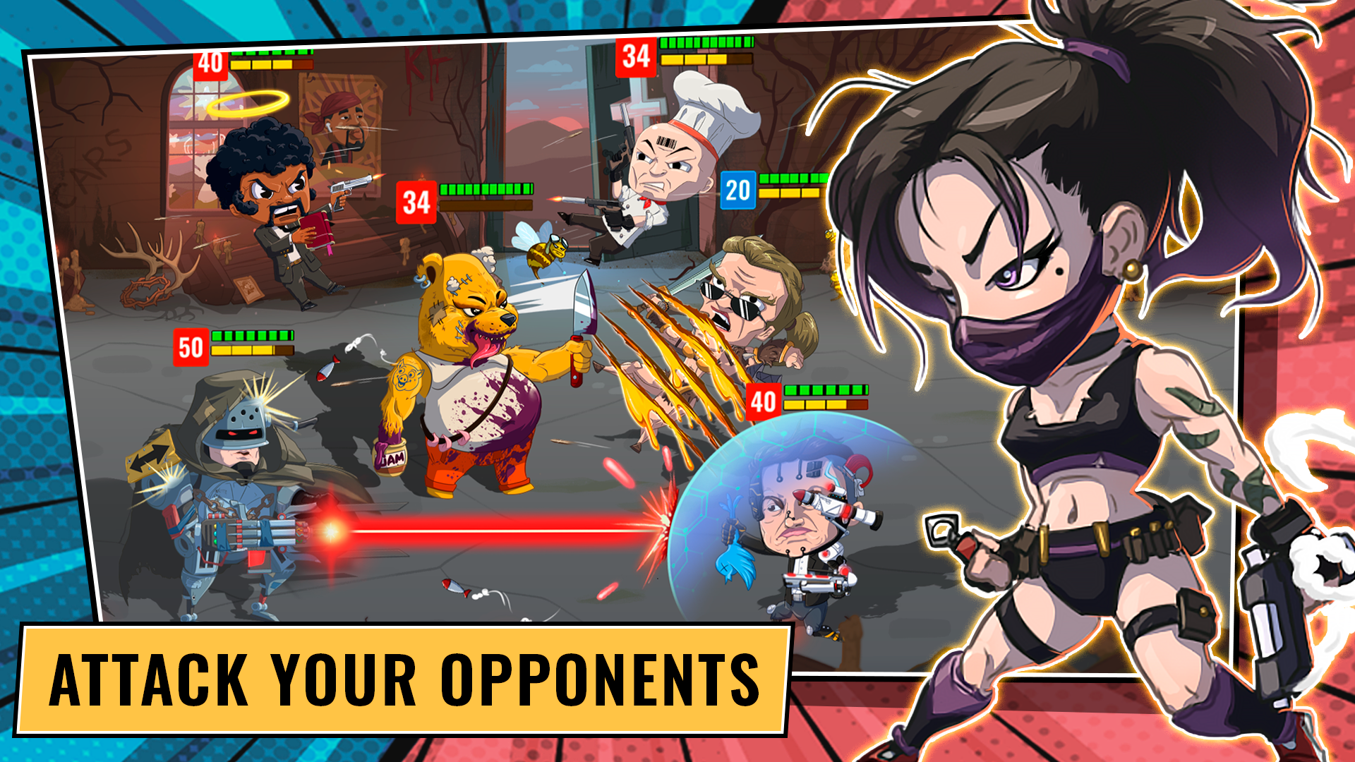 Arena Heroes: PVP Battles RPG android iOS apk download for free-TapTap
