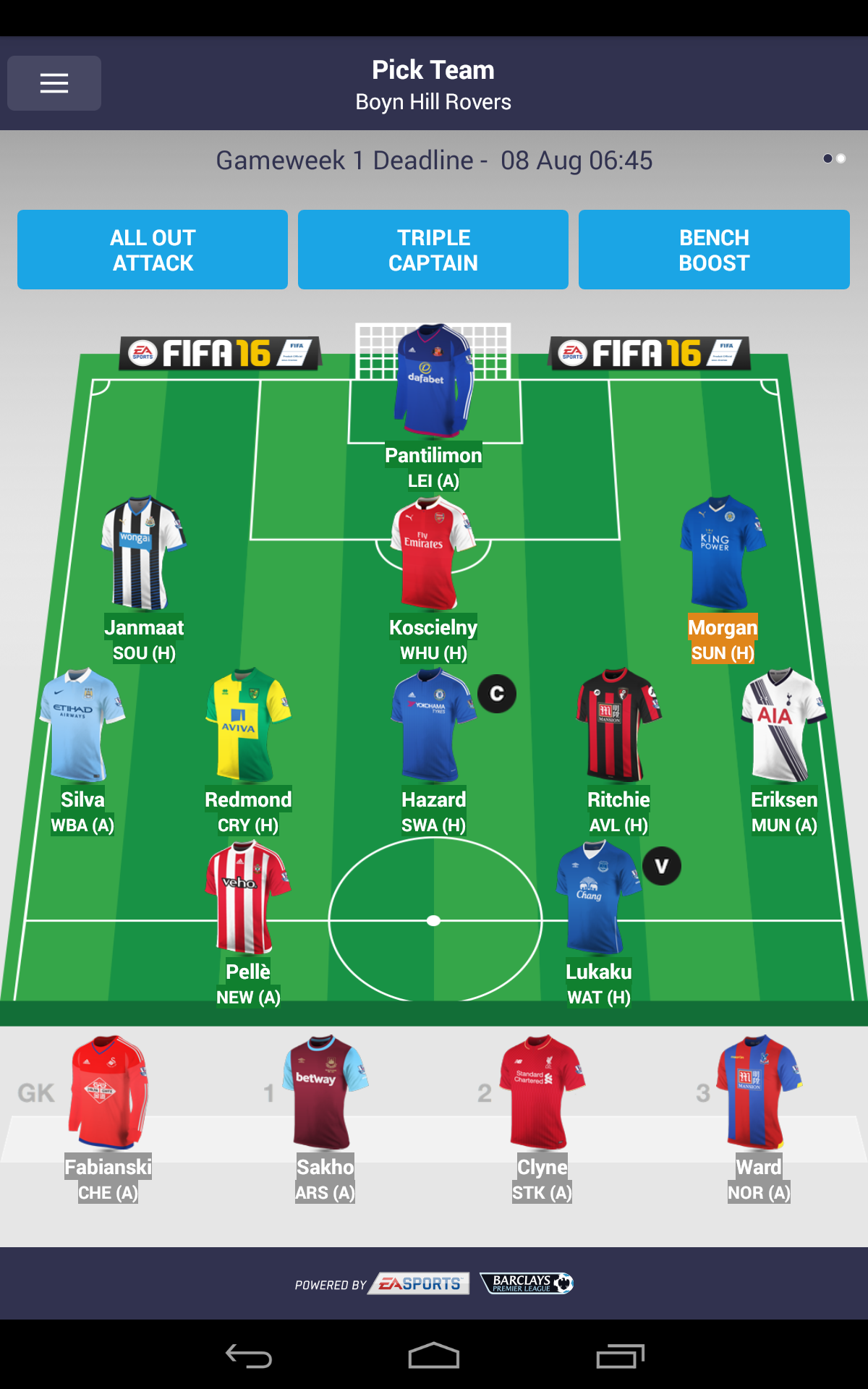 Download Fantasy Premier League 2015 16 2.1.1 for Android iOS APK TapTap