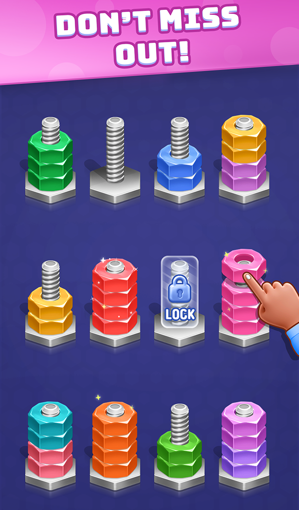 Nuts & Bolts - Screw Sort 3d android iOS apk download for free-TapTap