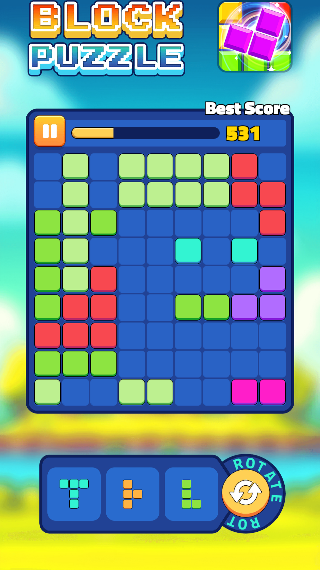 Block Puzzle Rotate android iOS apk download for free-TapTap