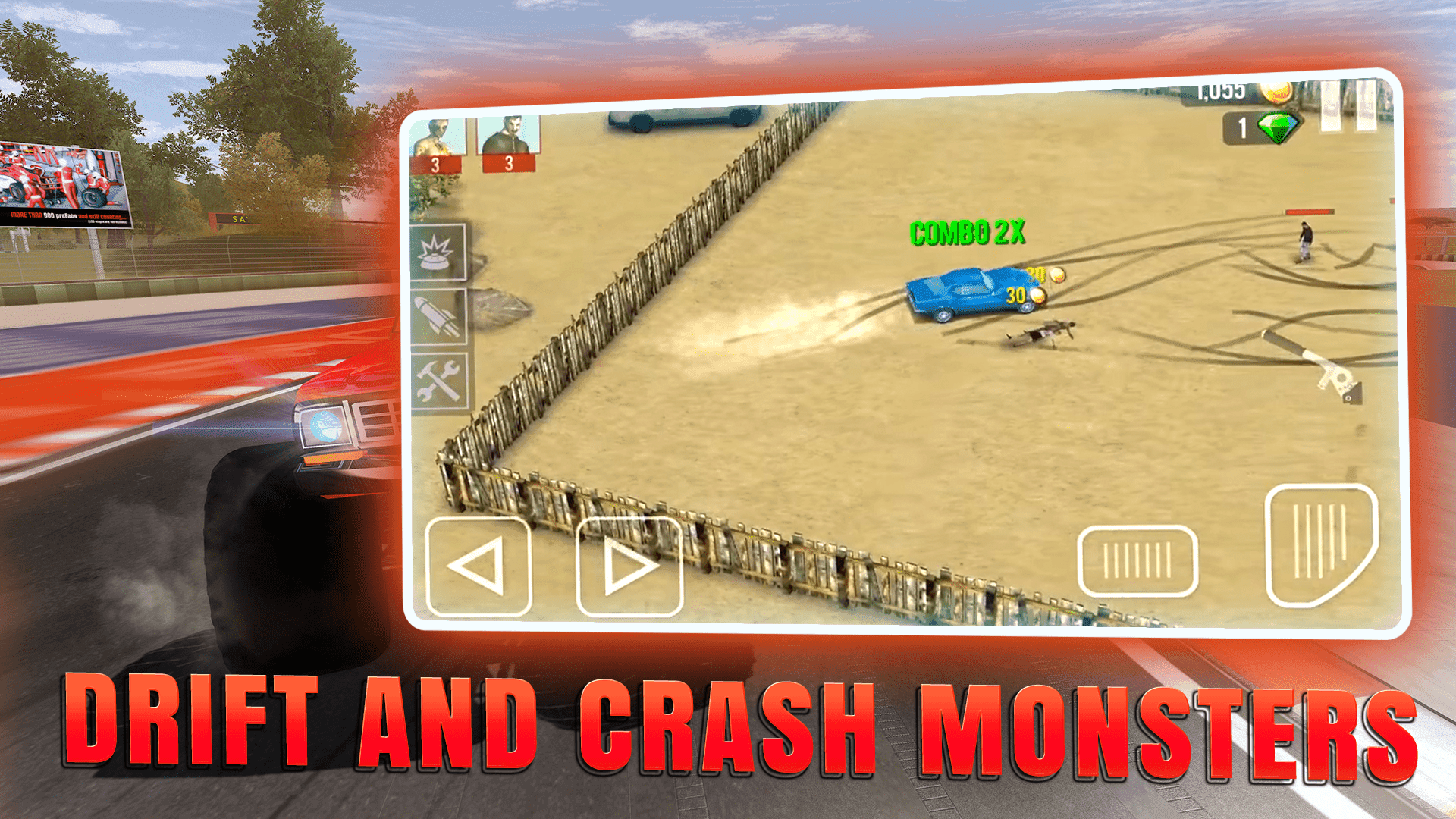 Monster Drifter Zombie Smasher android iOS-TapTap