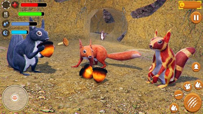 Virtual Squirrel Family Sim 3D android iOS apk download for free-TapTap