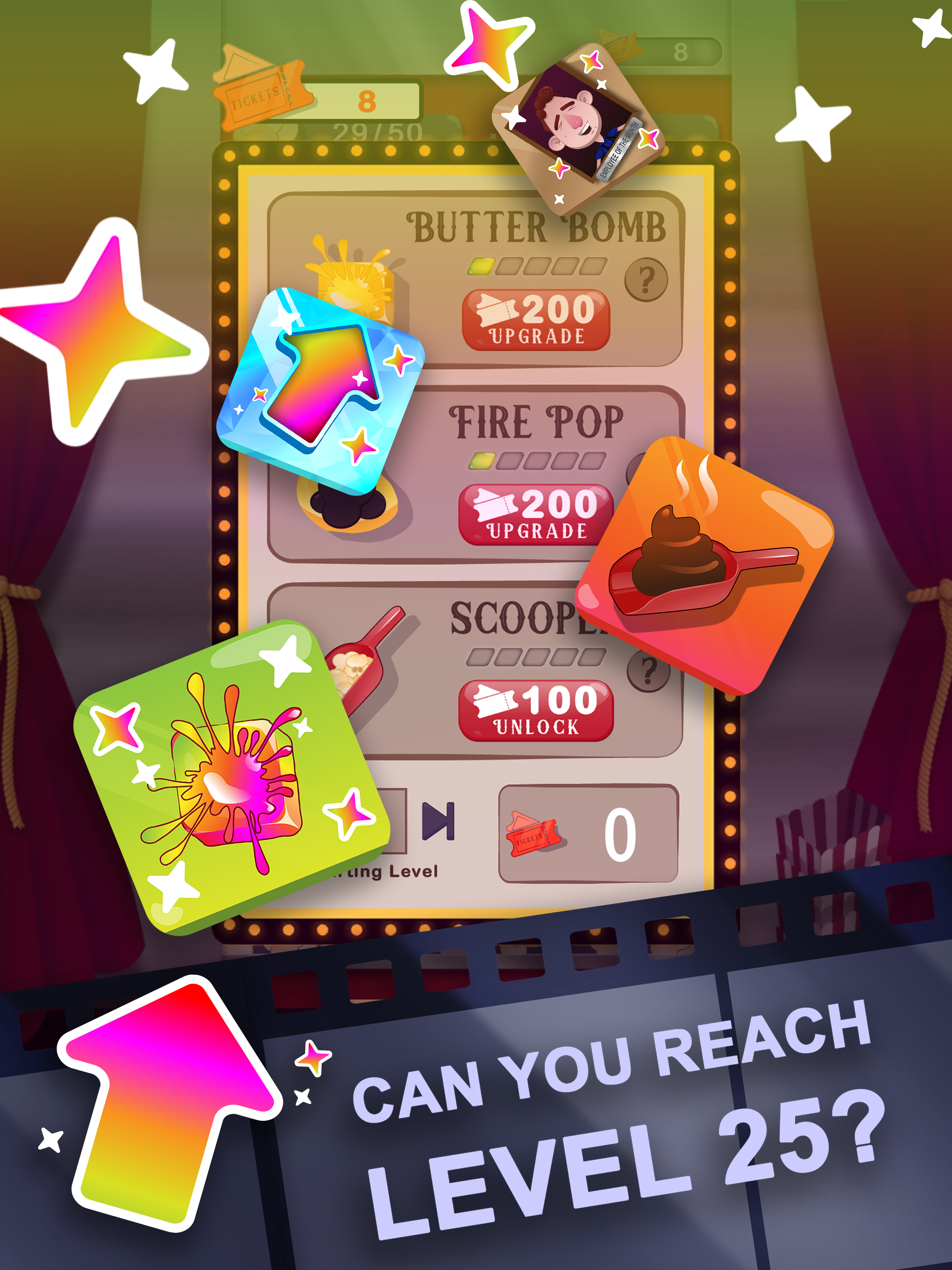 Popcorn Invasion: Tapping Game android iOS apk download for free-TapTap