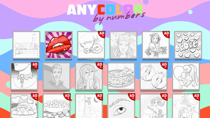 Anycolor by Numbers for Android/iOS - TapTap