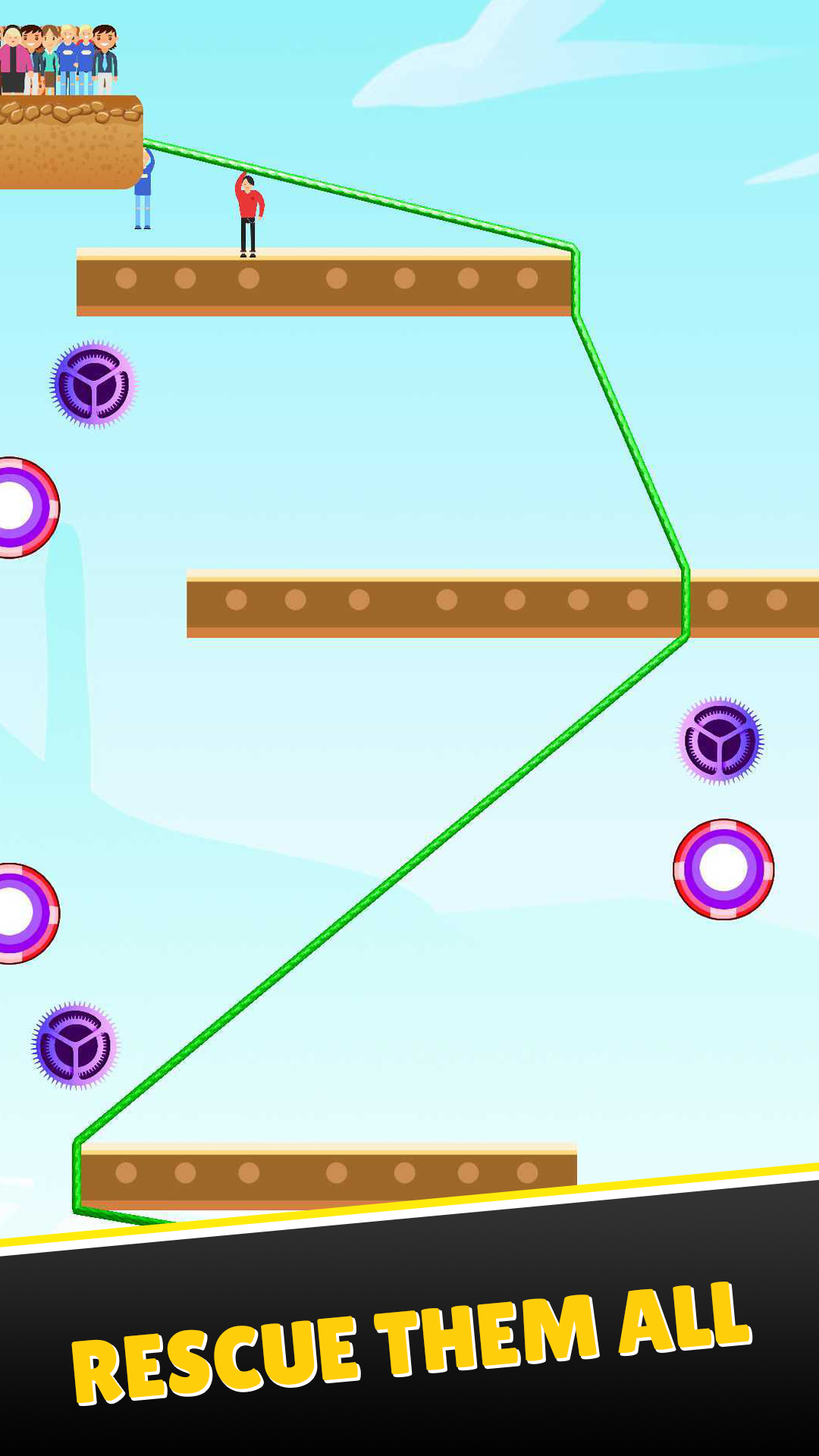 Zipline Rescue Treetop Trials android iOS-TapTap