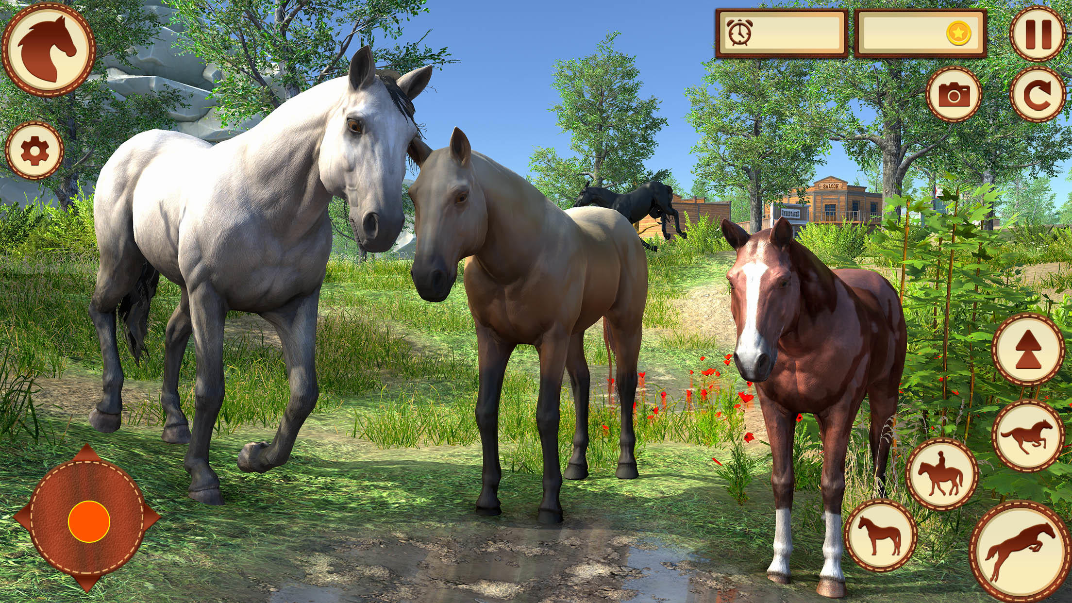 Virtual Wild Horse Family Sim android iOS apk download for free-TapTap