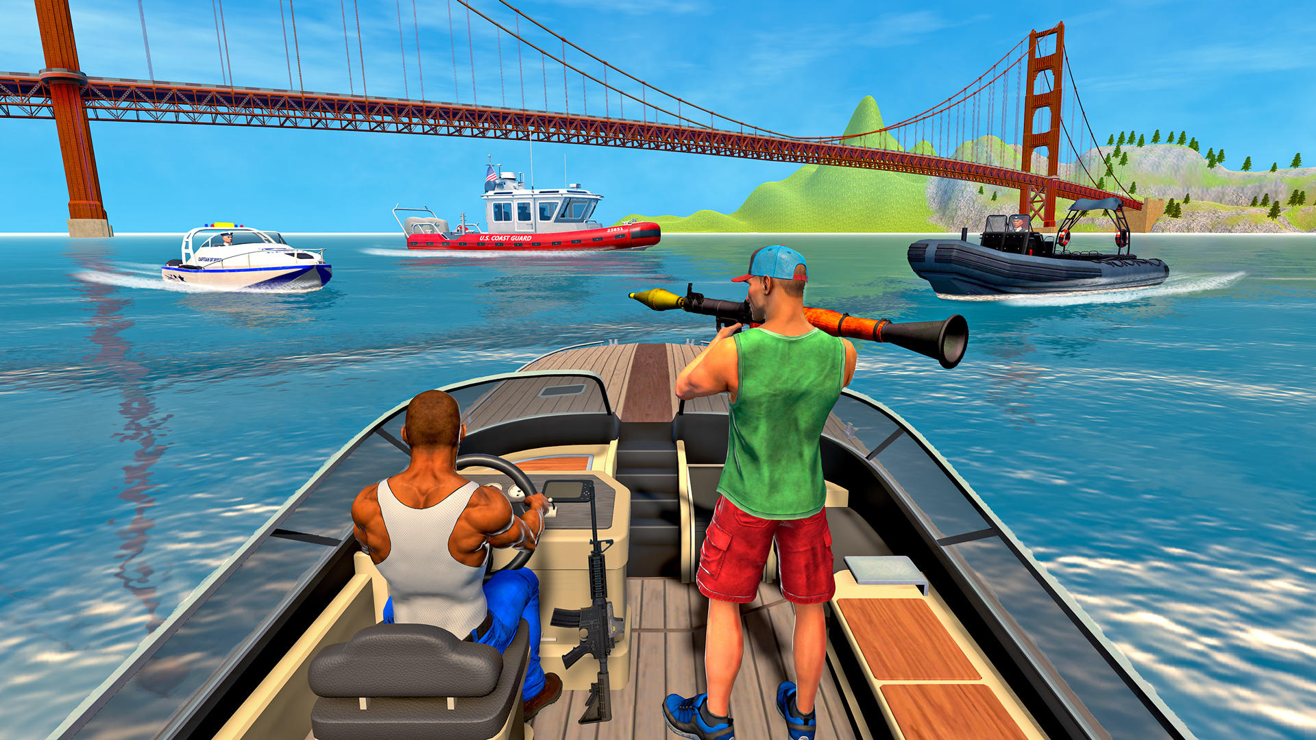 Police Boat Shooting Sim Games android iOS apk download for free-TapTap