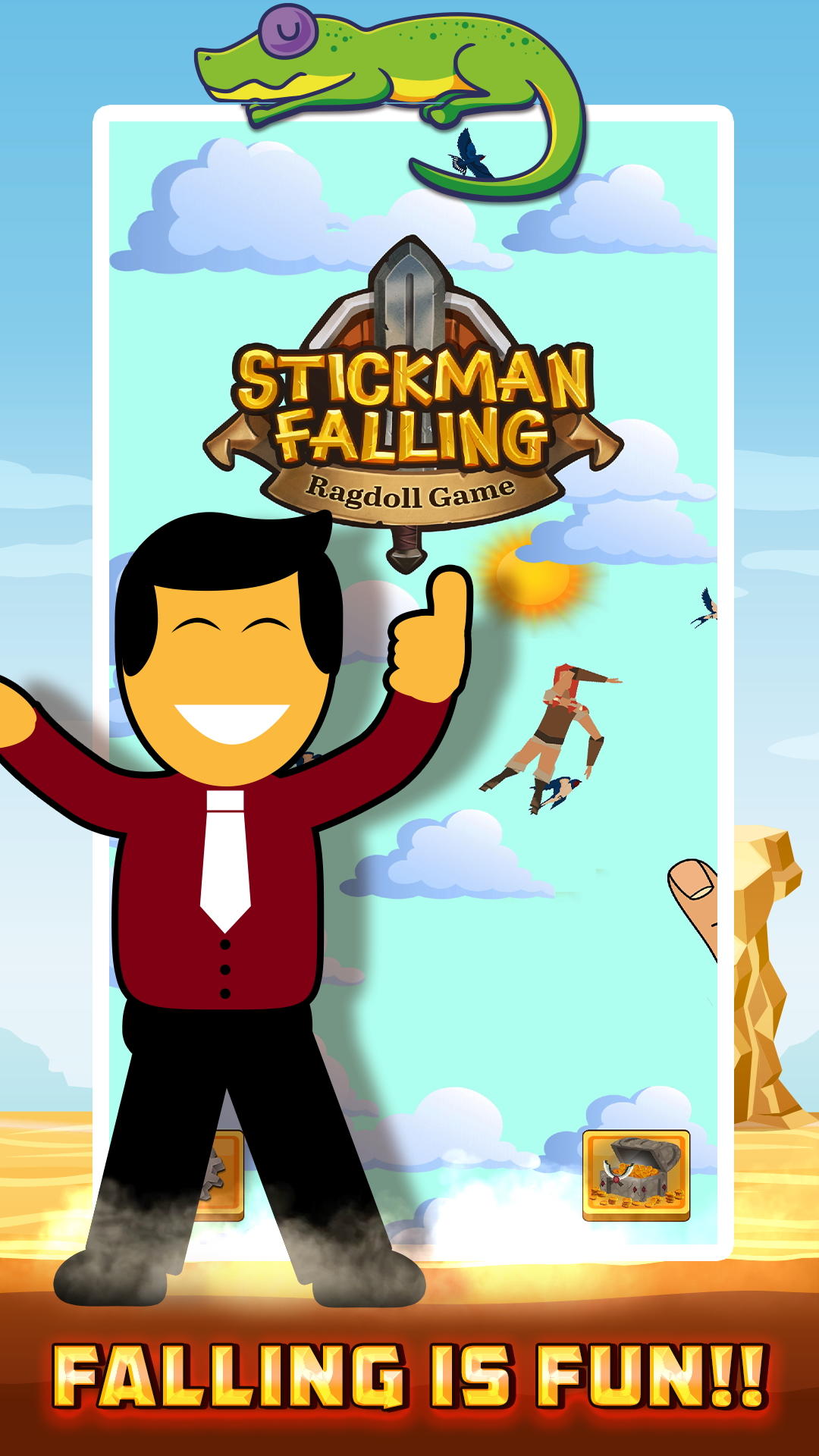 Stickman Falling: Ragdoll Game android iOS apk download for free-TapTap