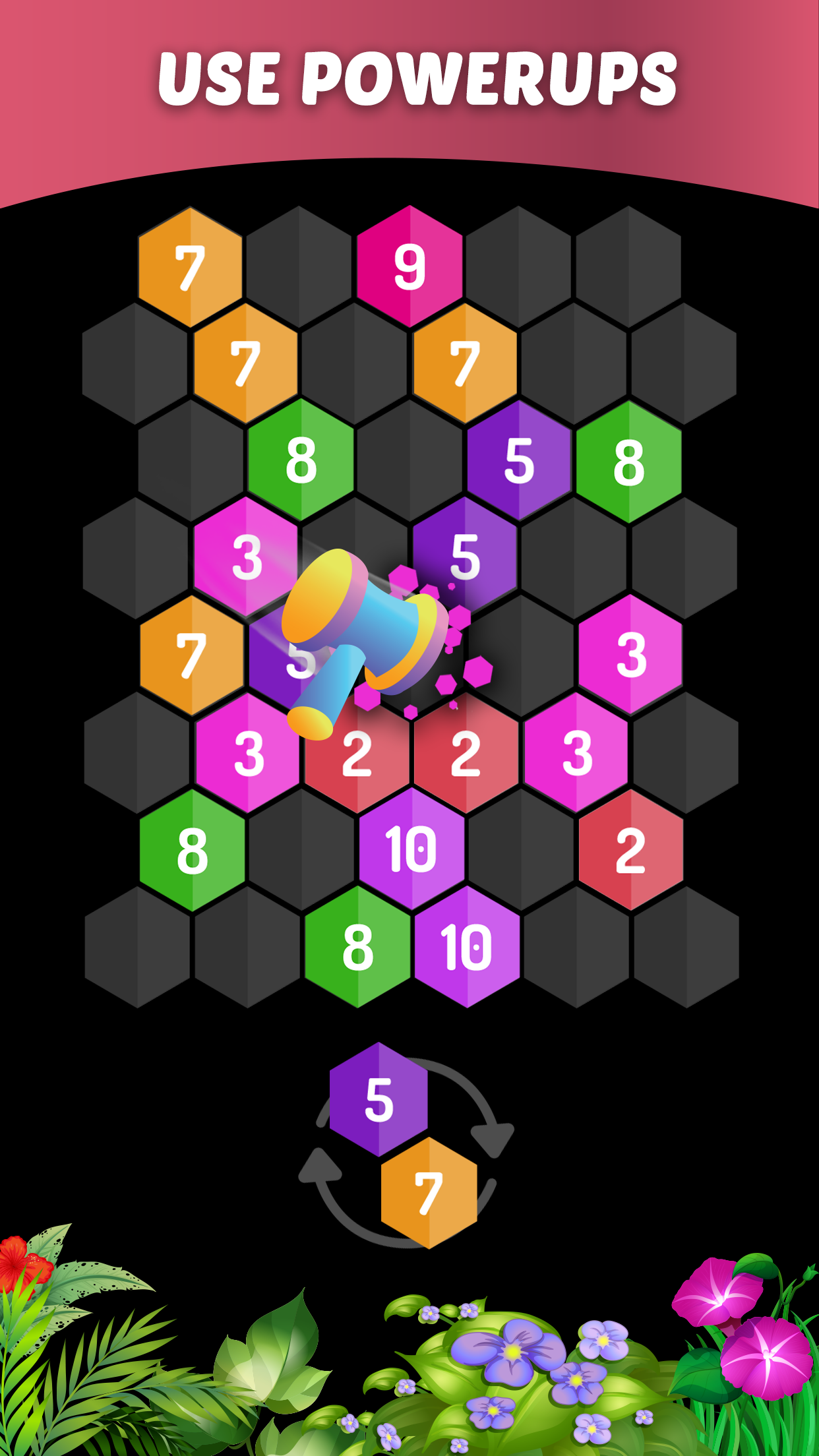 Merge Hexa - Number Mania android iOS-TapTap