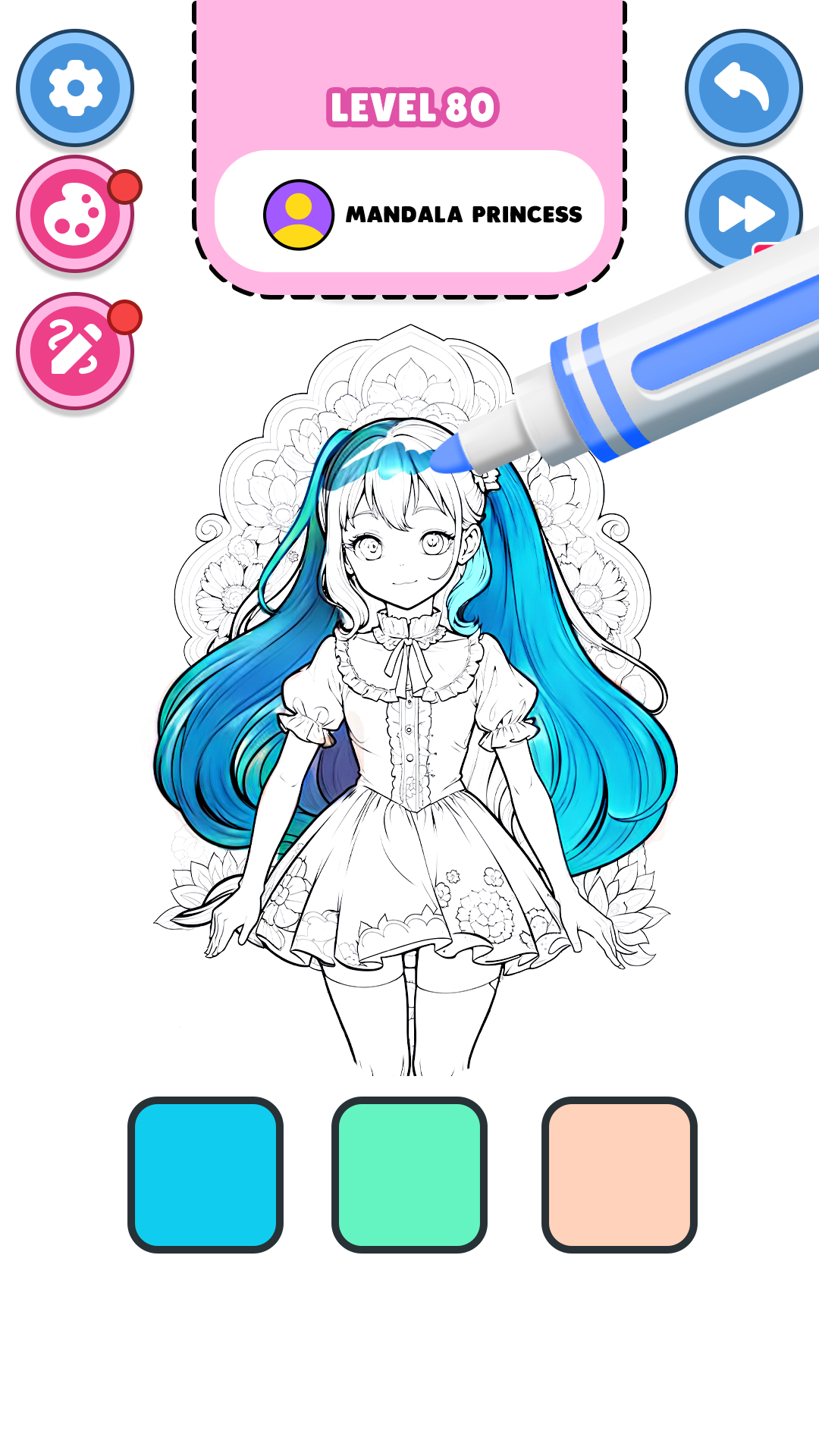 Color ASMR: Princess Coloring android iOS-TapTap