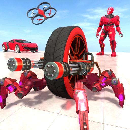 Spider Car Wheel Robot Game - Drone Robot Games 3D 1.0.0 for Android ...