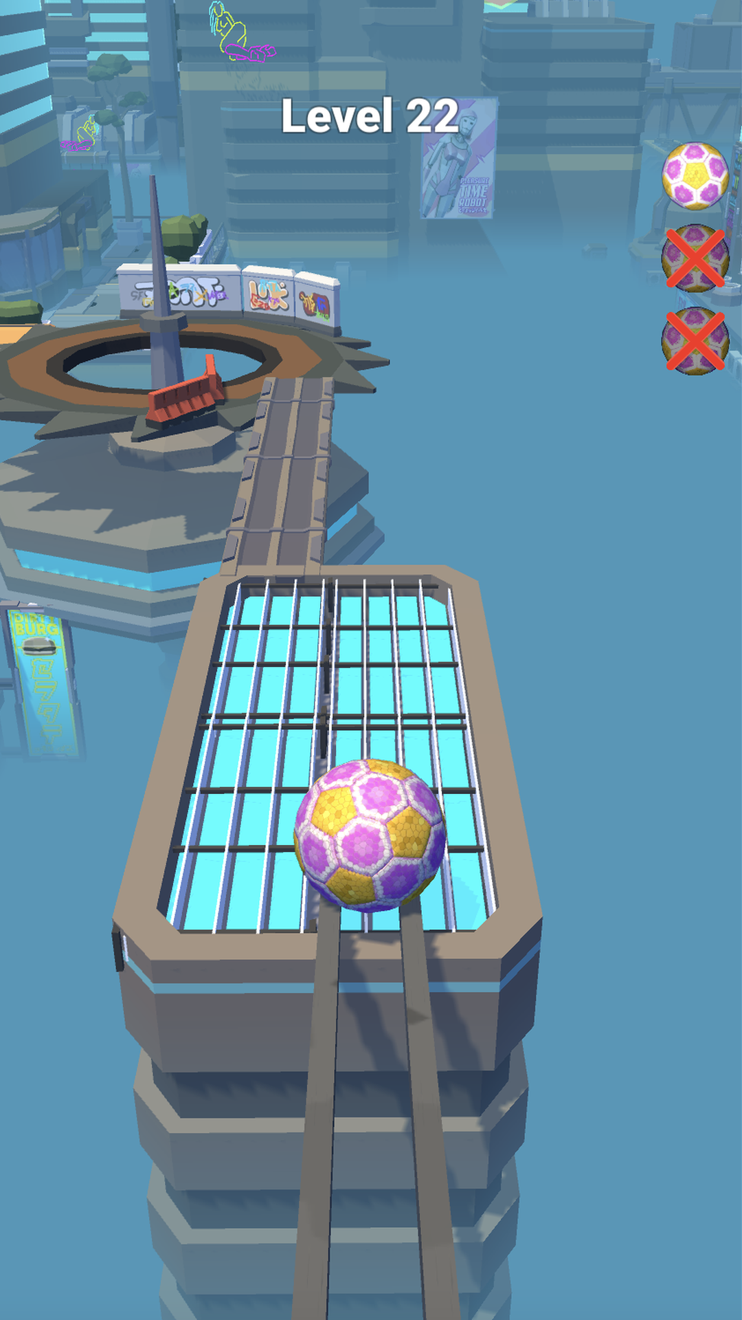 Cyber Rolling: Ball balance android iOS apk download for free-TapTap