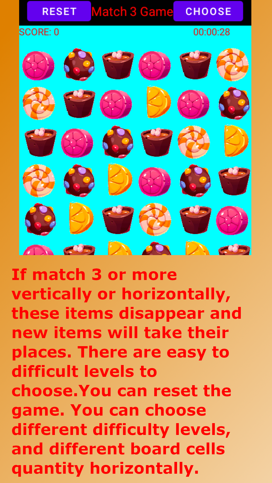 Match Three Candies Game android iOS-TapTap