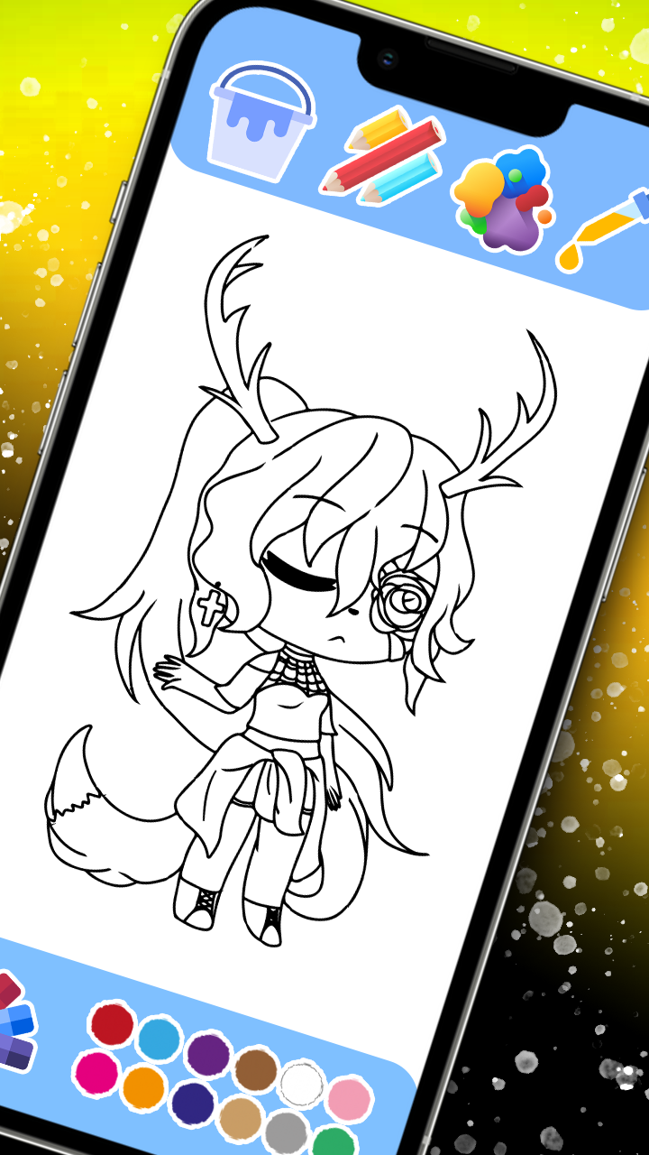 Gacha Nymph Coloring Book game android iOS-TapTap