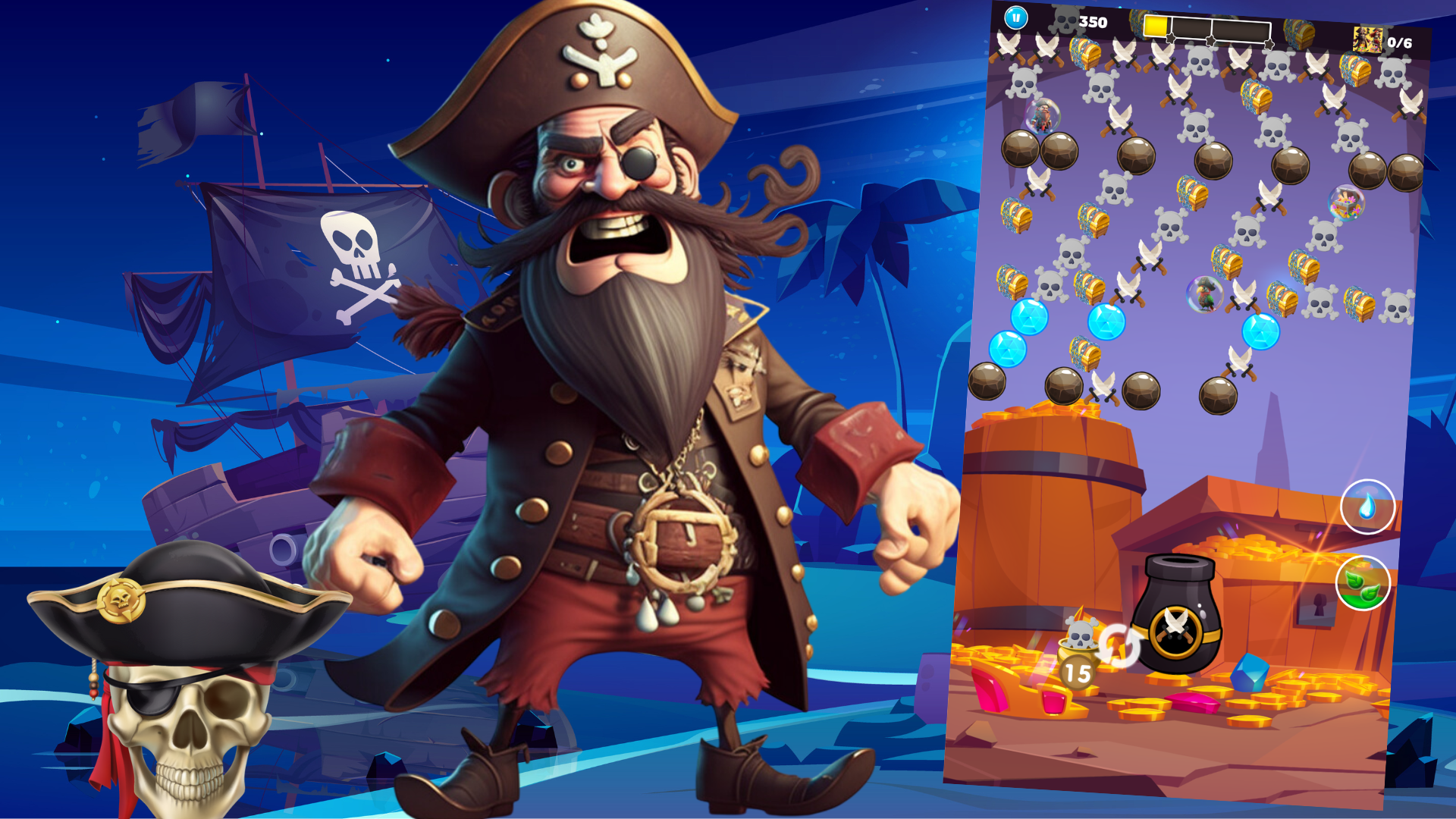 Pirate Bubble Clash Shooter android iOS-TapTap