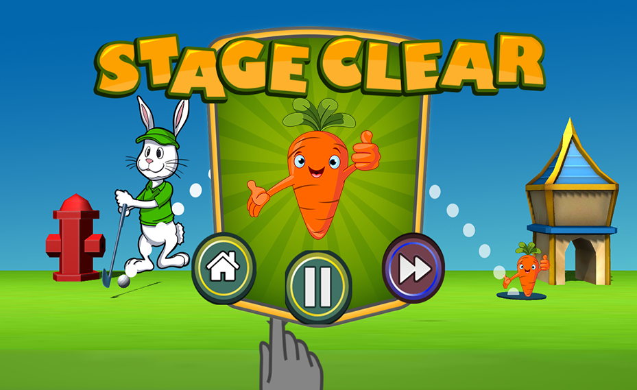 Rabbit Golf Carrot Game android iOS-TapTap