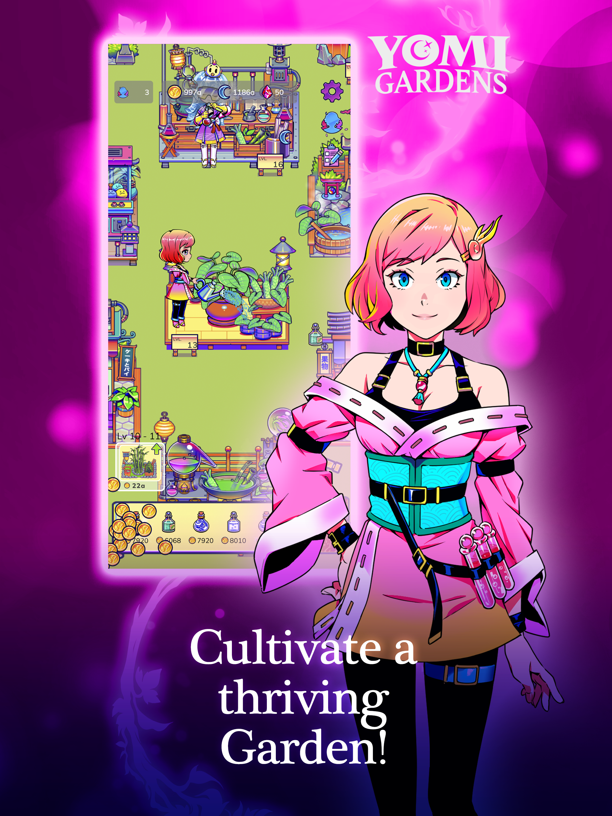 Download Yomi Gardens - Anime Idle Sim 1.1.7 for Android/iOS APK - TapTap