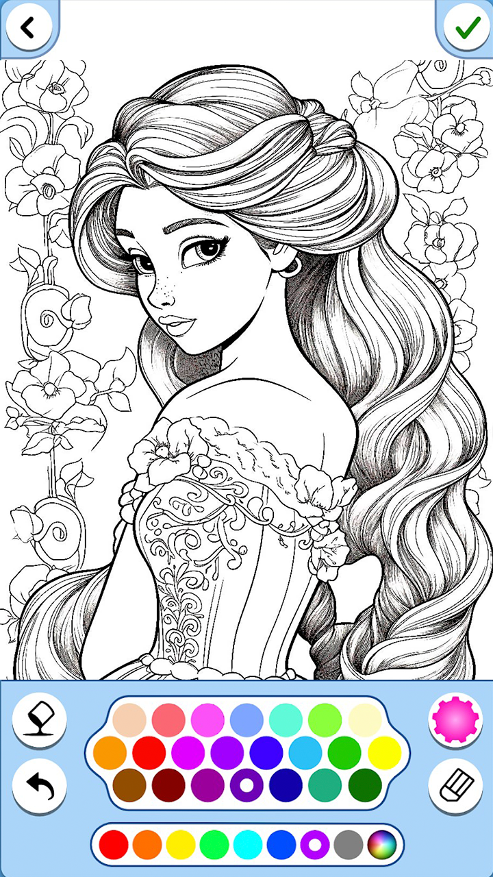 Princess Coloring Book Game android iOS apk download for free-TapTap