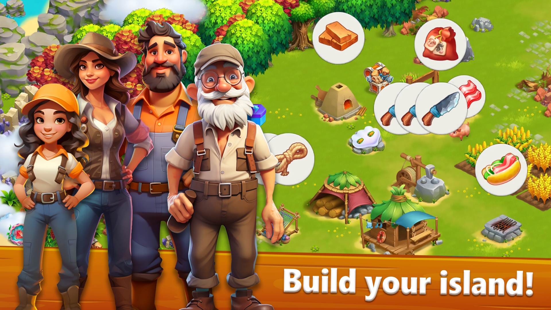 Island Building Adventure Game android iOS-TapTap