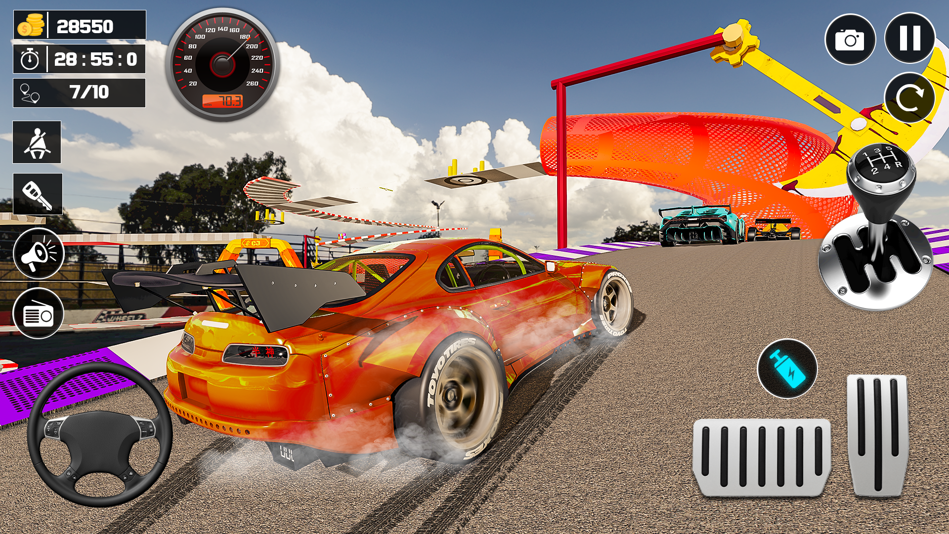 Mega Ramp: GT Stunts Car Games android iOS apk download for free-TapTap