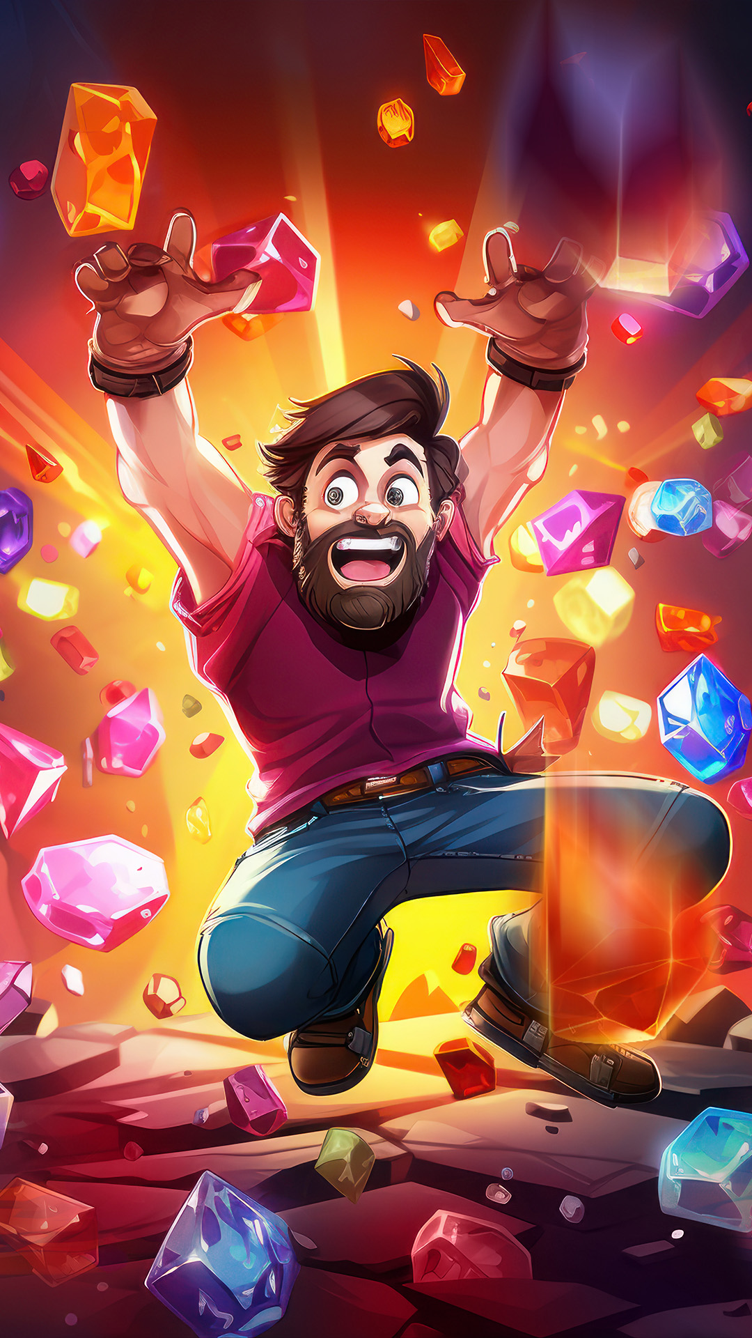 Falling Gems Catchers android iOS-TapTap