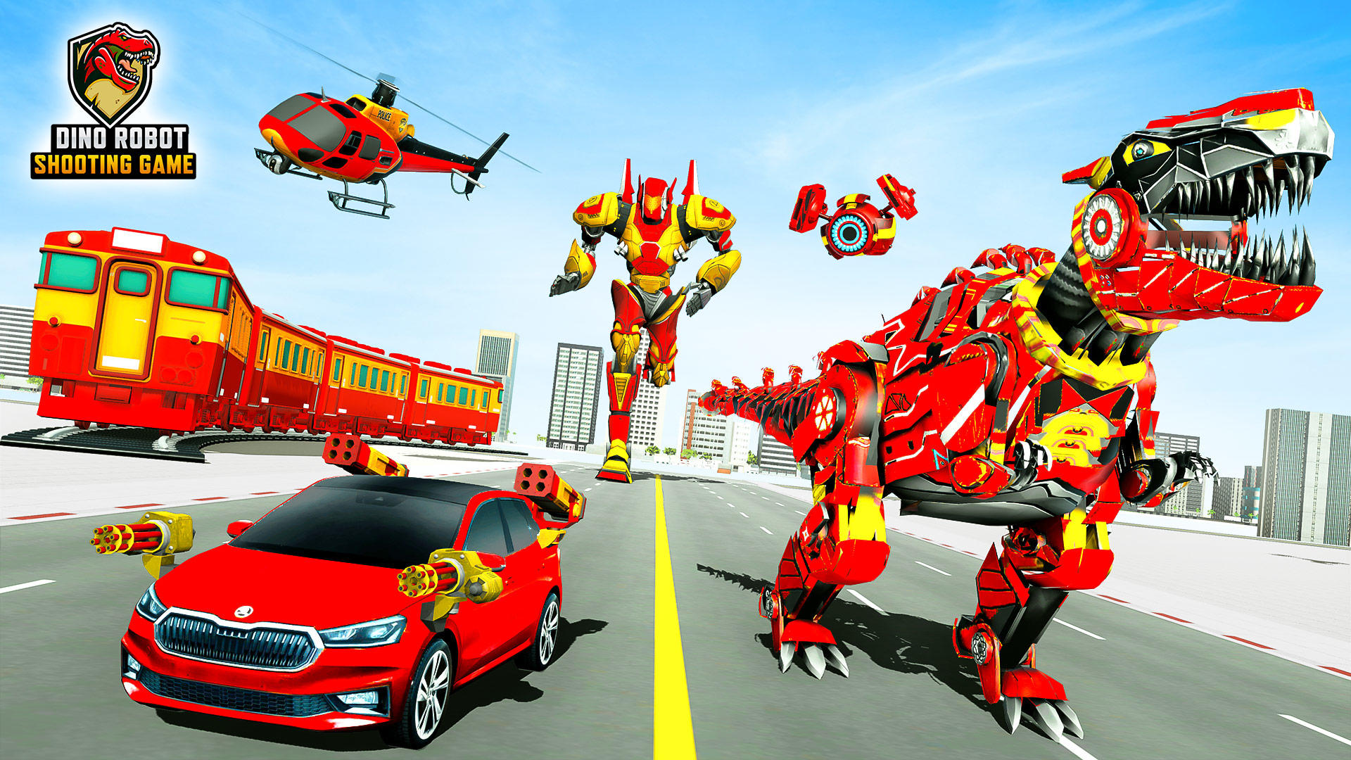 Dino Robot Train War Robot android iOS apk download for free-TapTap