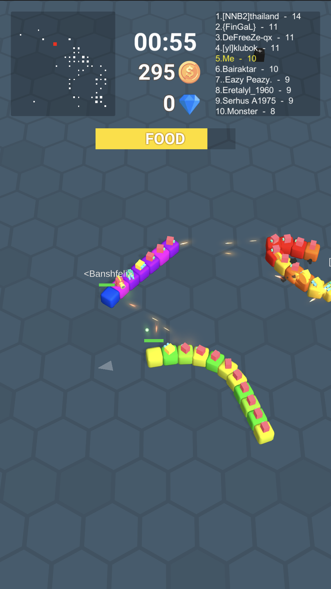 Shooting Cubes Block Worm Game android iOS-TapTap