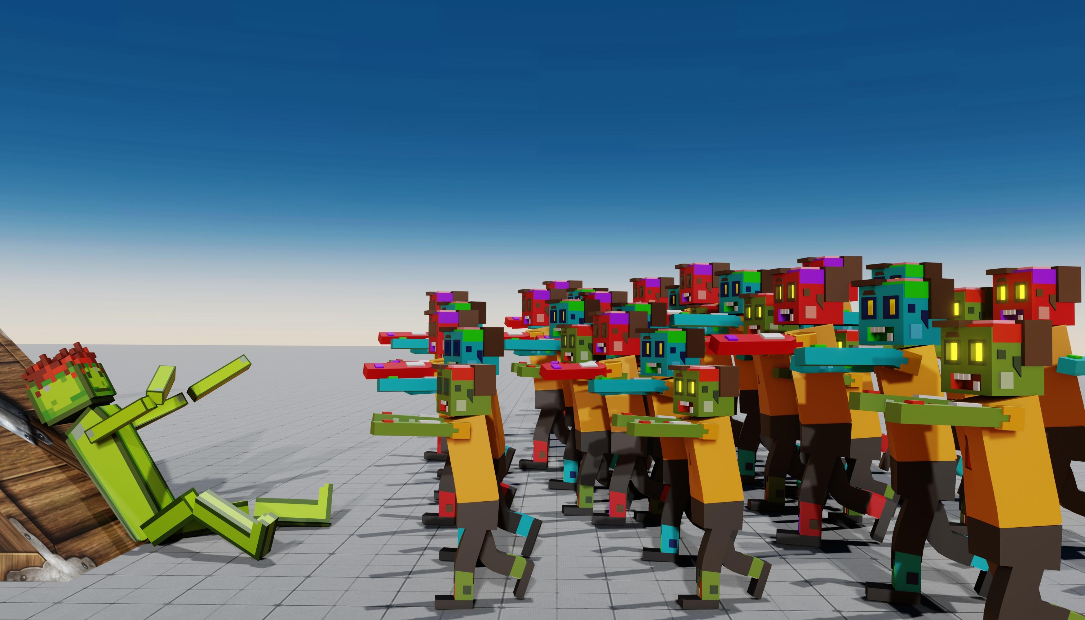 Ragdoll Zombie War Playground android iOS-TapTap