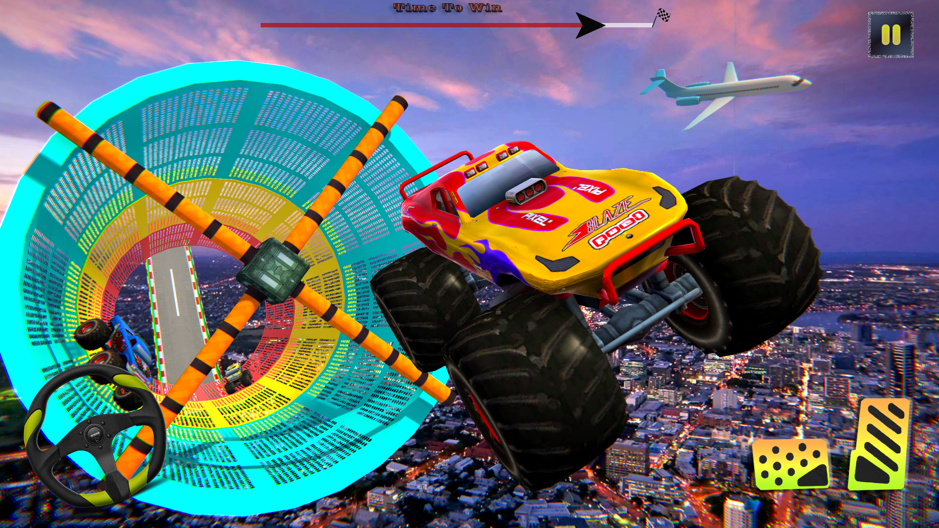Real Monster Truck Stunt Game android iOS apk download for free-TapTap