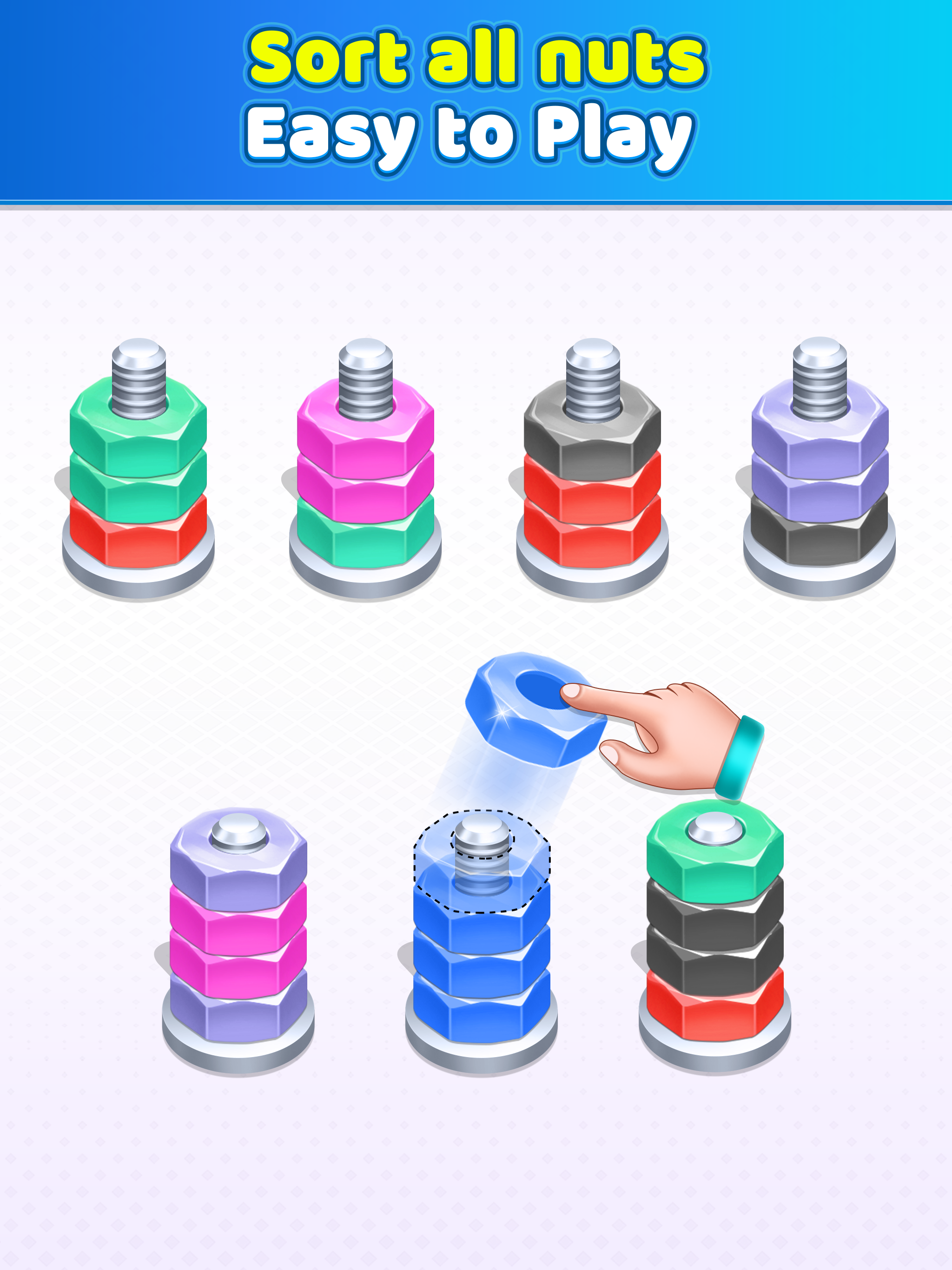 Nuts And Bolts Sorting 3d Game android iOS apk download for free-TapTap