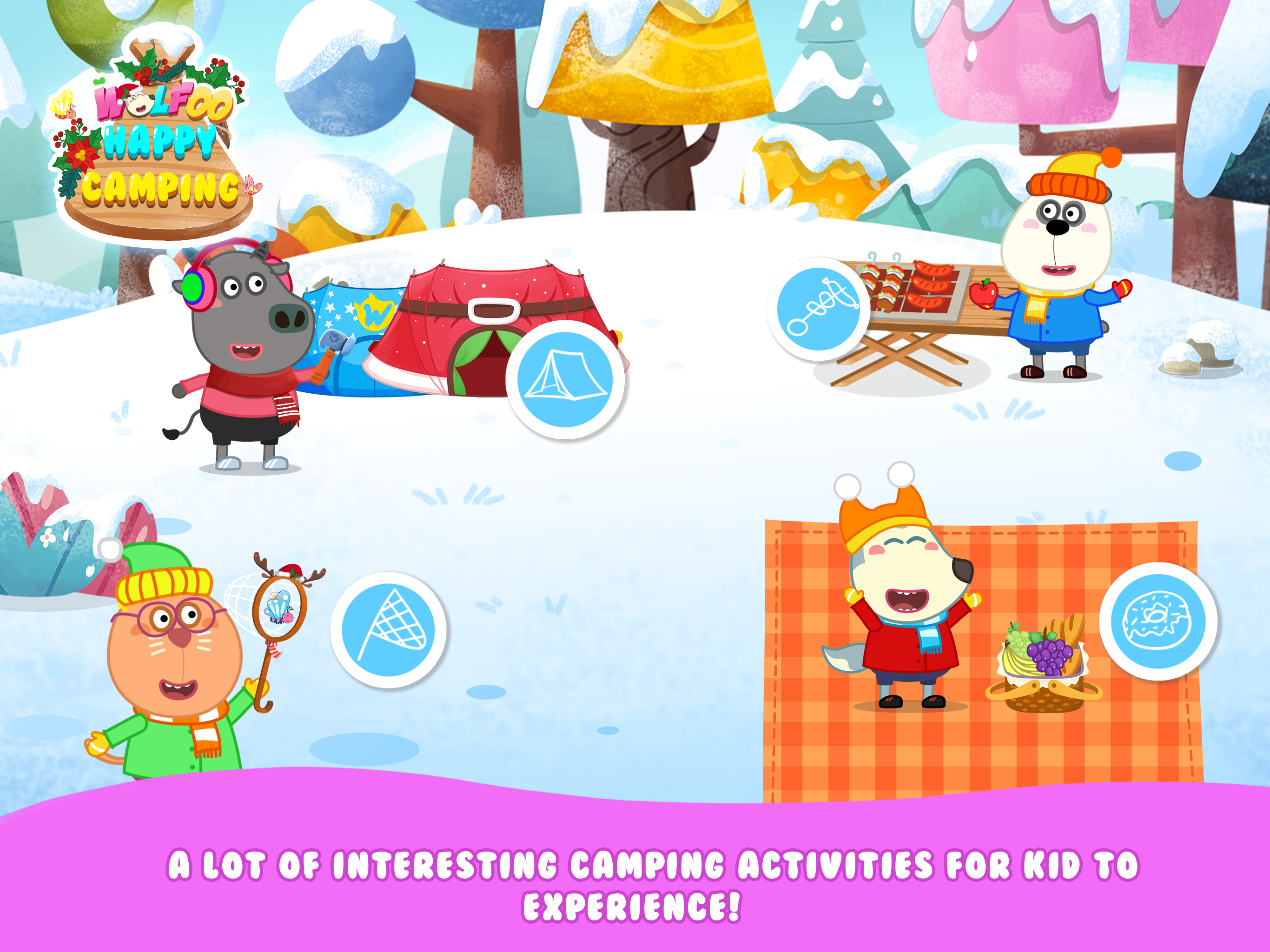 Wolfoo Happy Christmas Camping android iOS apk download for free-TapTap