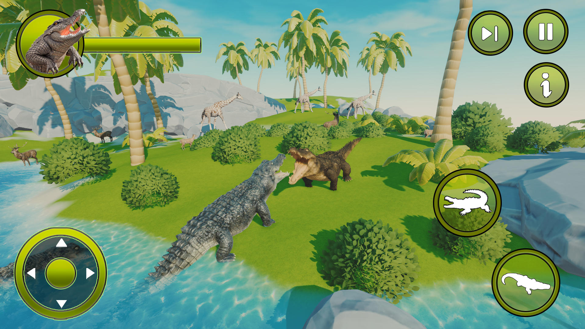 Crocodile Games Animal Attack android iOS apk download for free-TapTap