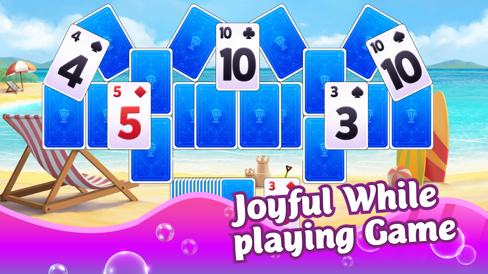 Beach Decor Tripeaks Solitaire android iOS-TapTap