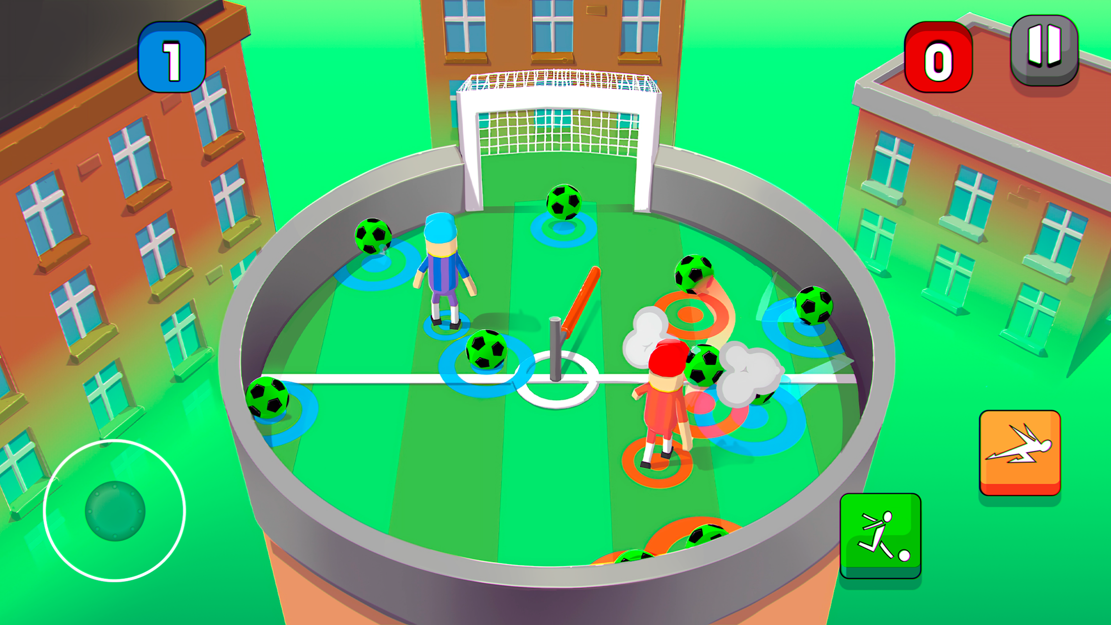 Mini-Caps: Soccer ball in goal android iOS-TapTap