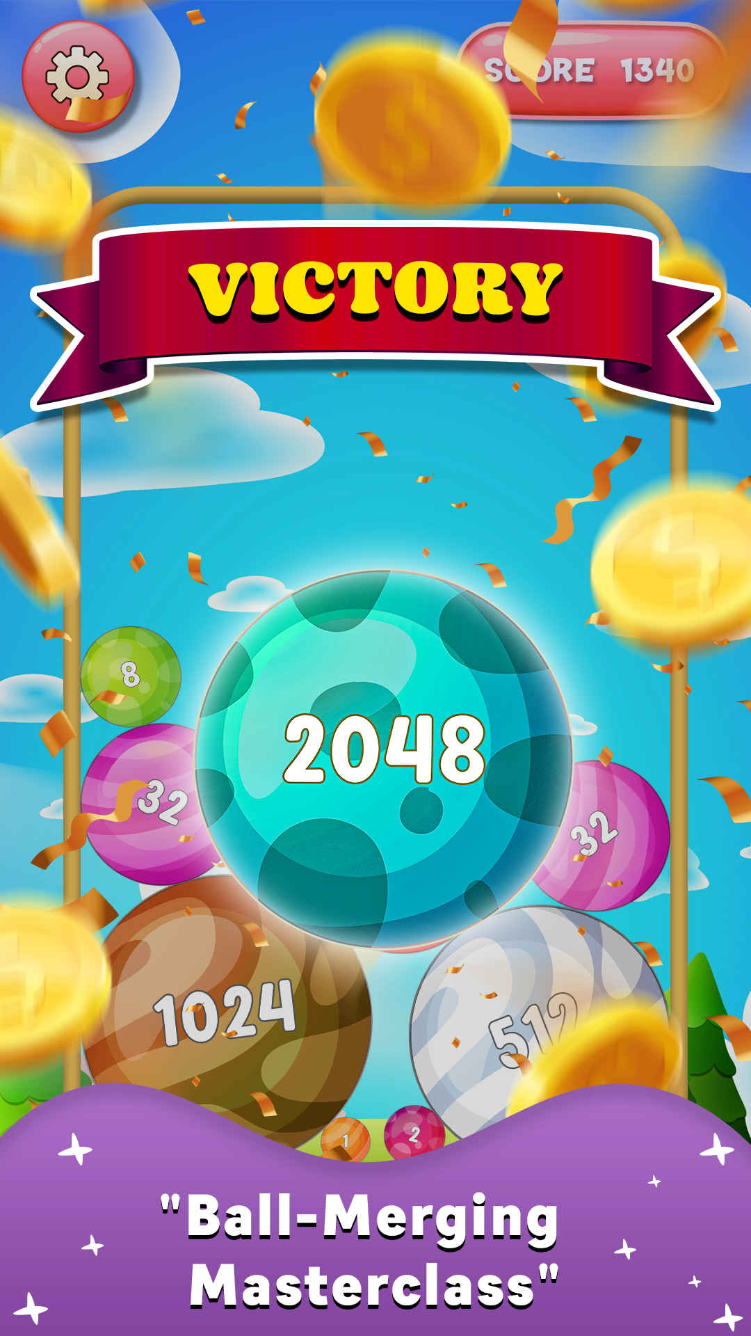Rainbow Balls Merge Game android iOS apk download for free-TapTap