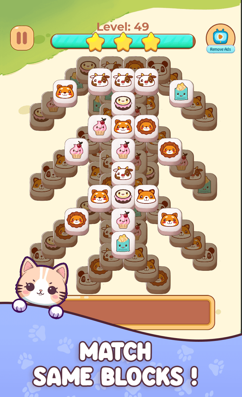 Cat Tile Match android iOS apk download for free-TapTap
