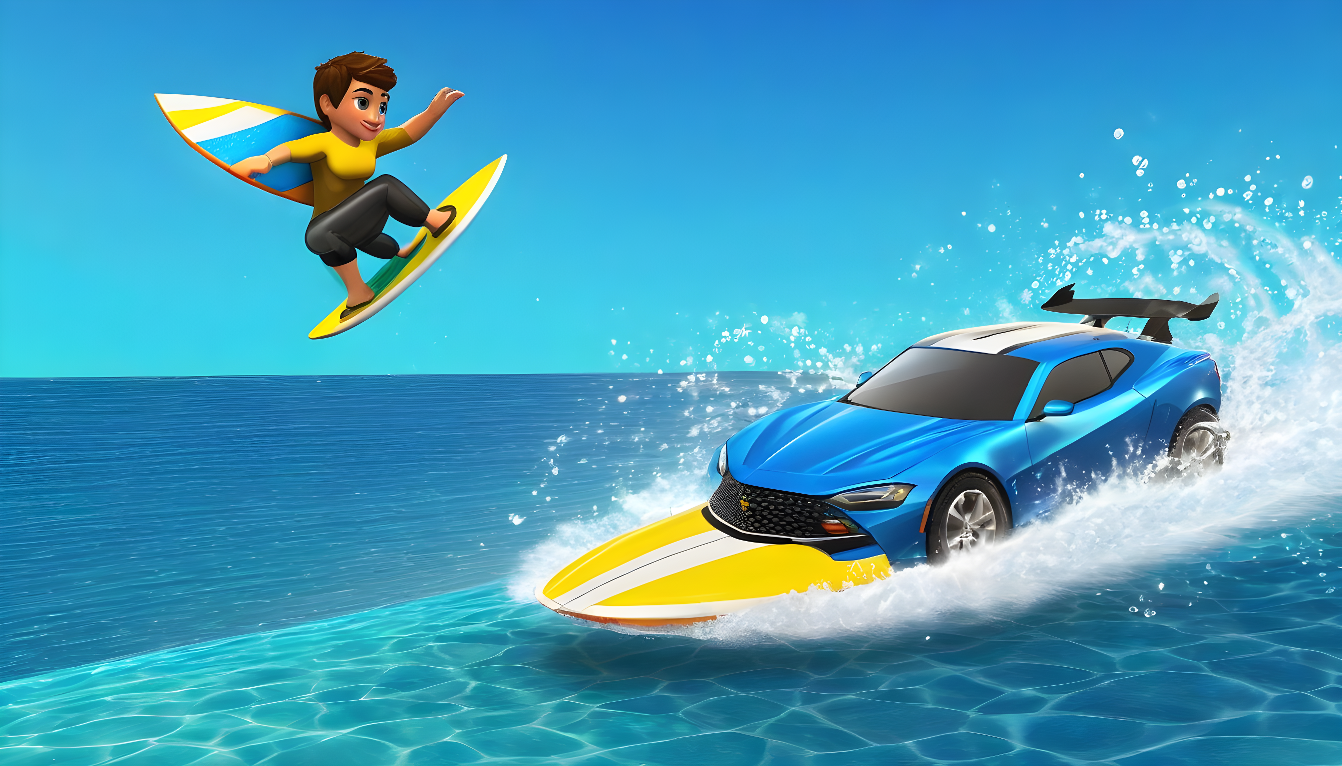 Swimming Car Race: 2024 android iOS apk download for free-TapTap