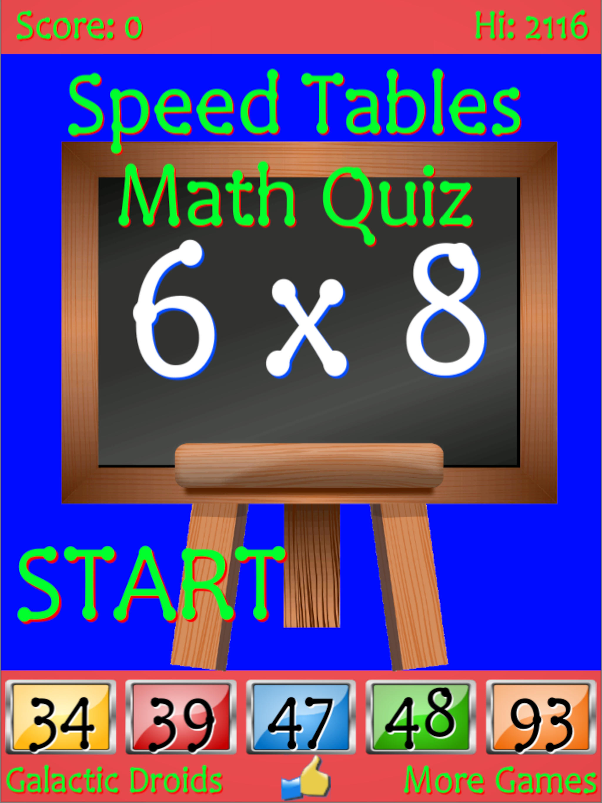 Speed Tables Pro Math Quiz android iOS-TapTap