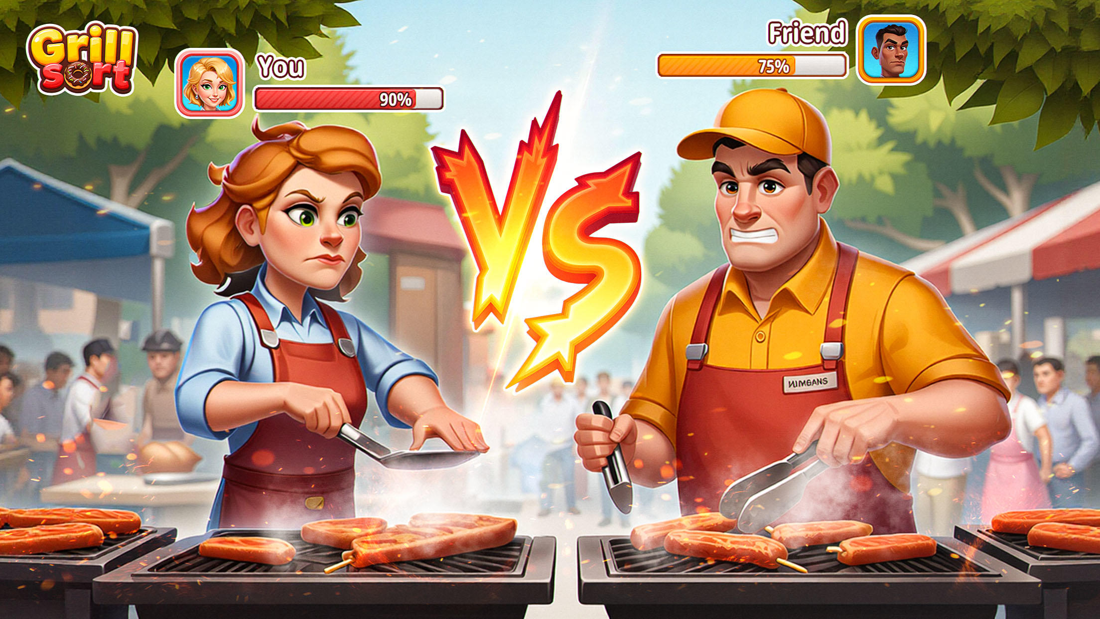 Grill Sort - Food Sort Games for Android/iOS - TapTap