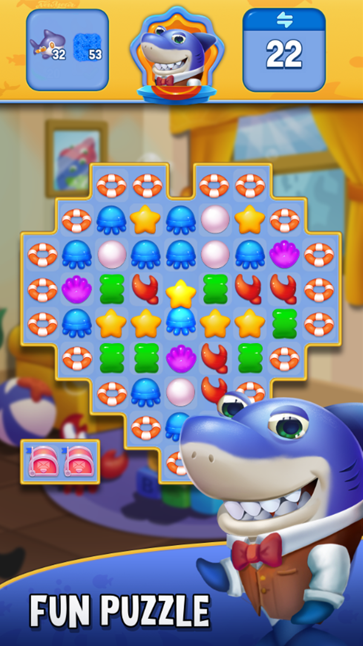 Fish Kingdom Match 3 Adventure android iOS-TapTap