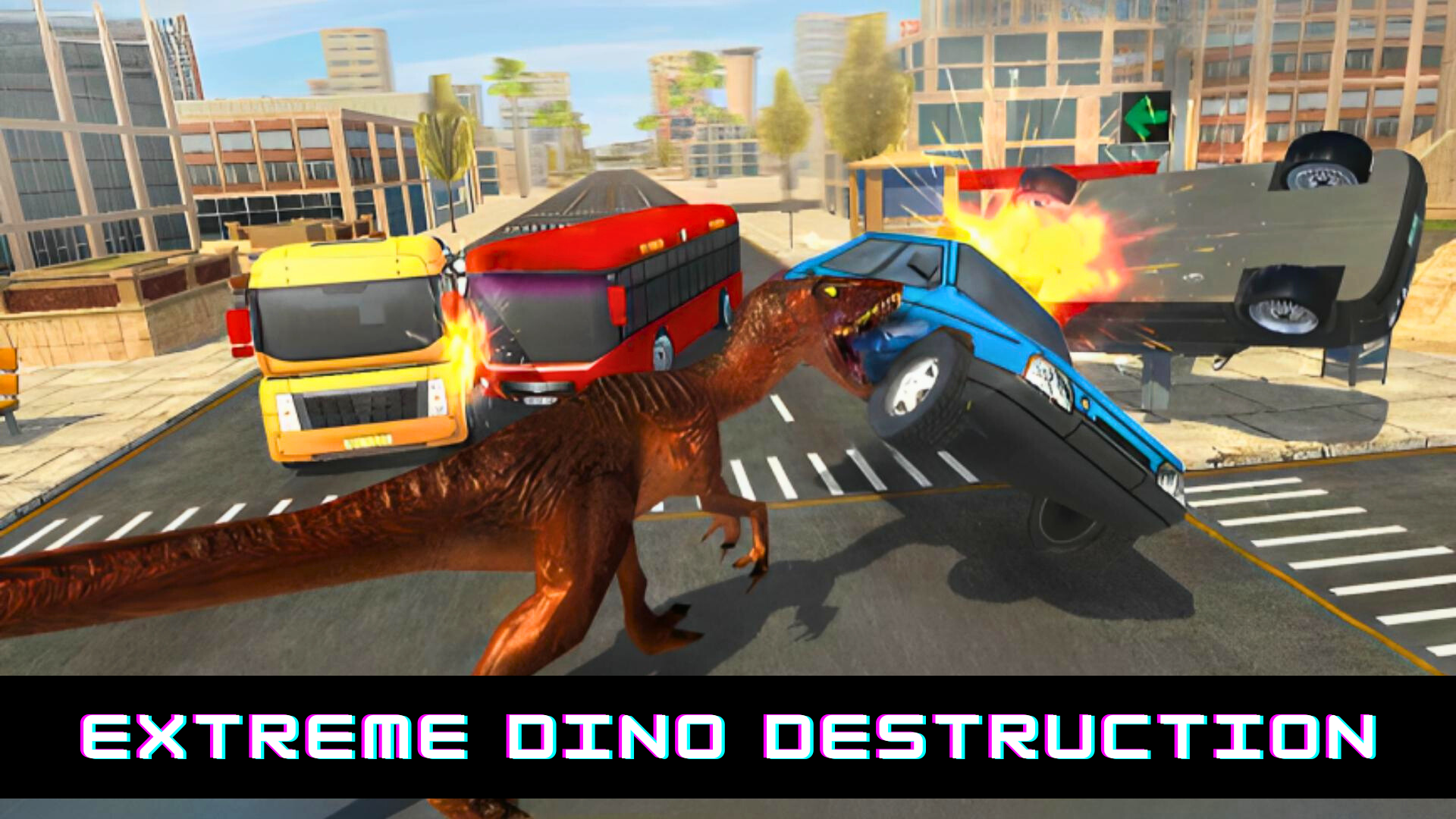 Rampage Dinosaur- Smash City android iOS apk download for free-TapTap