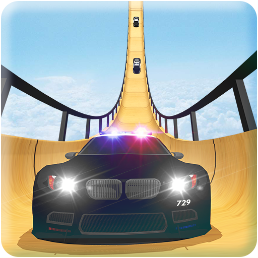 US Police Mega Ramp Car Stunts Racing: Cop Driving for Android/iOS