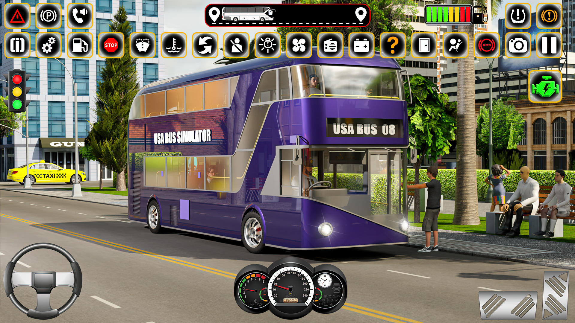 American Bus Highway Simulator android iOS-TapTap