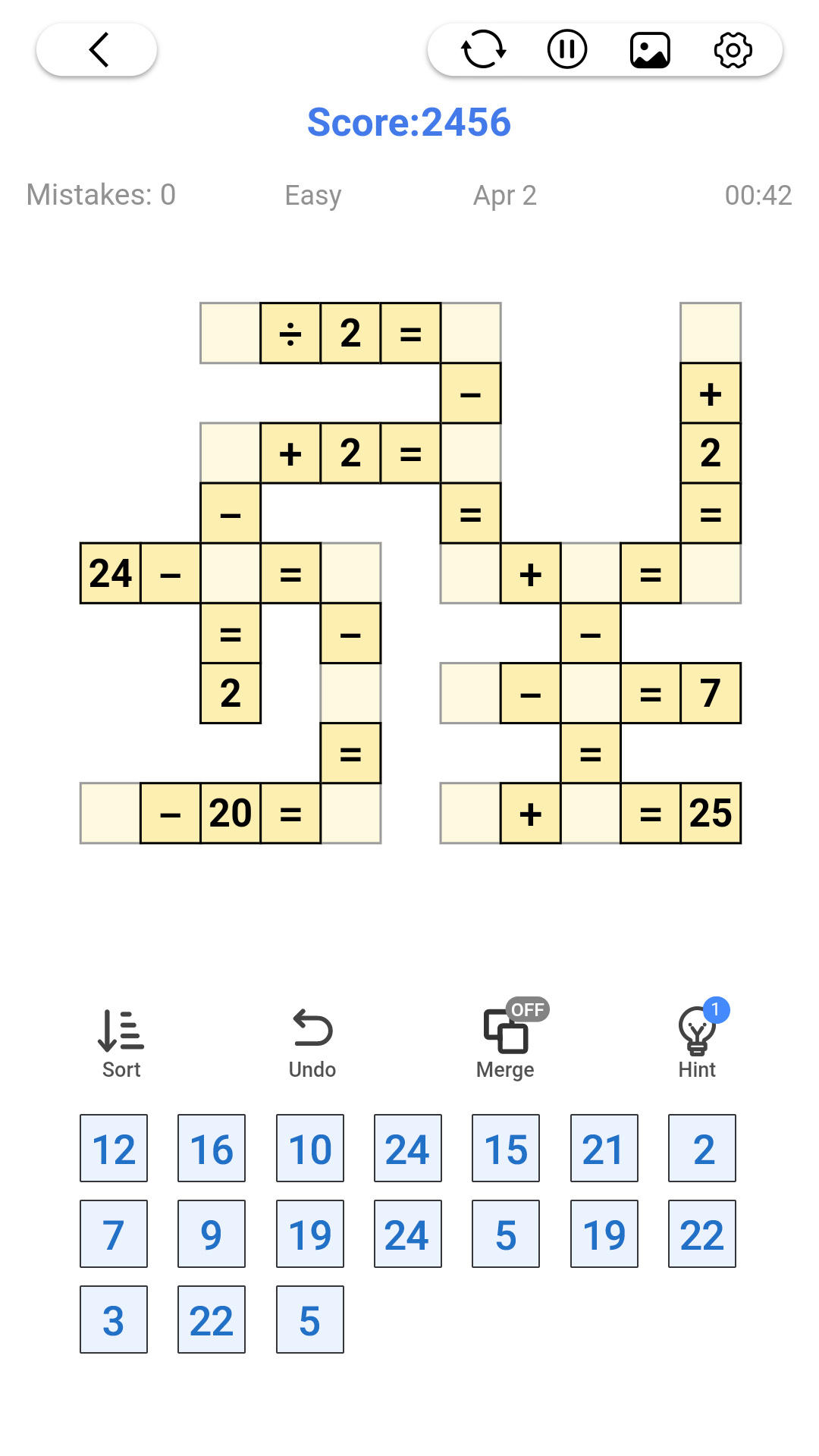 Math Number: Cross Math Puzzle android iOS apk download for free-TapTap
